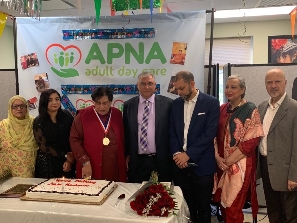 APNA Daycare Center of New York Celebrates Actor Abid Kashmiri’s 74th ...